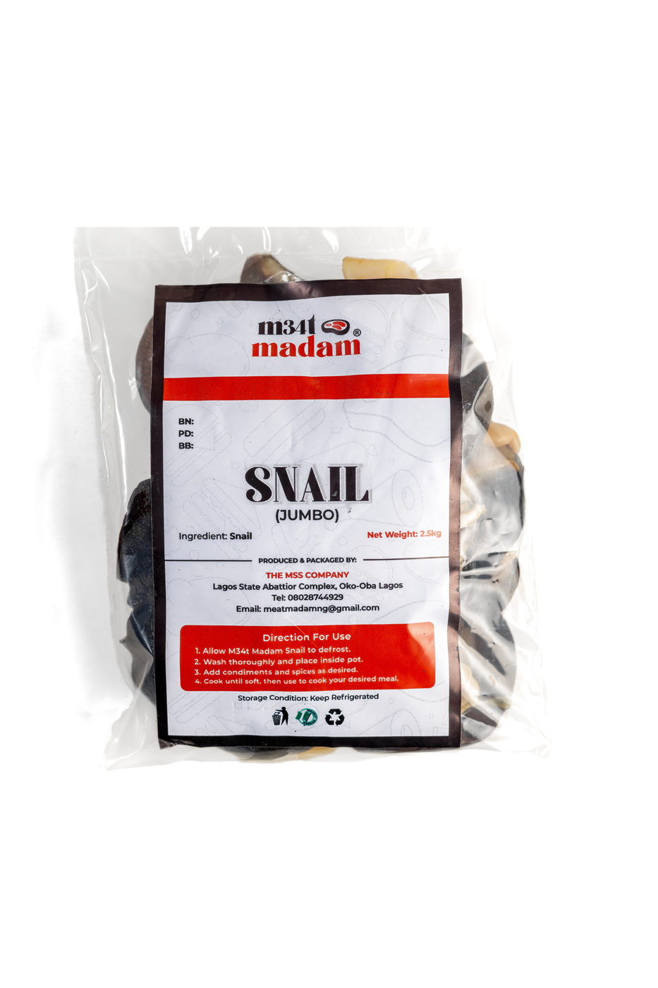 Fresh Jumbo Snails in Lagos